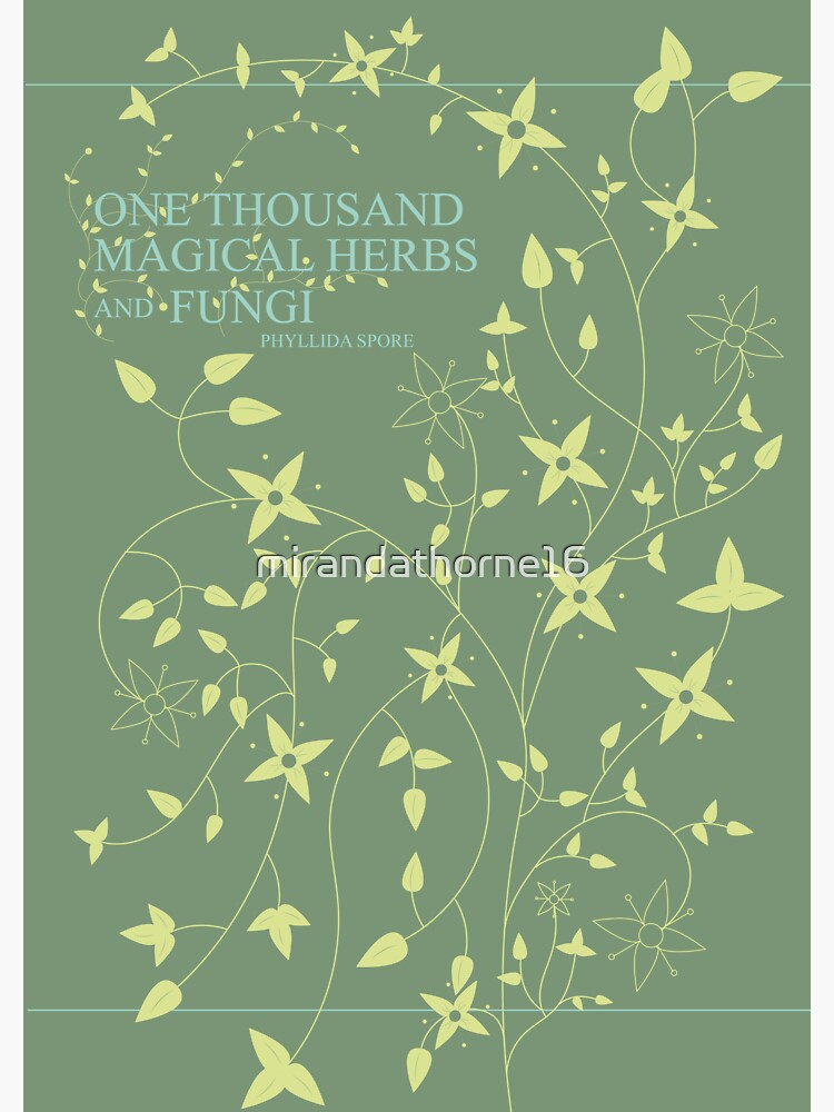 "One Thousand Magical Herbs and Fungi by Phyllida Spore" Sticker for ...
