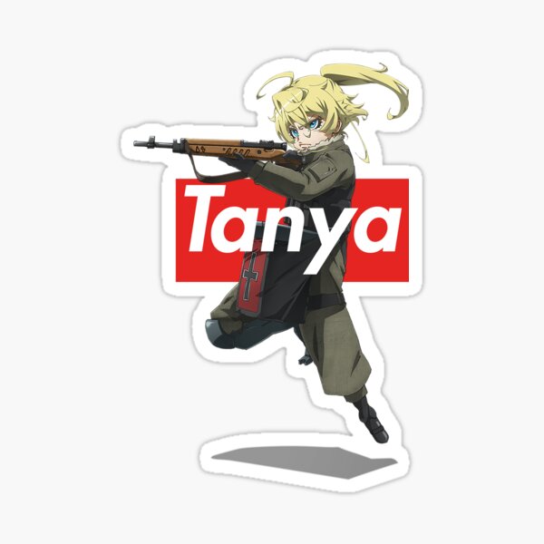 Tanya The Evil Stickers | Redbubble