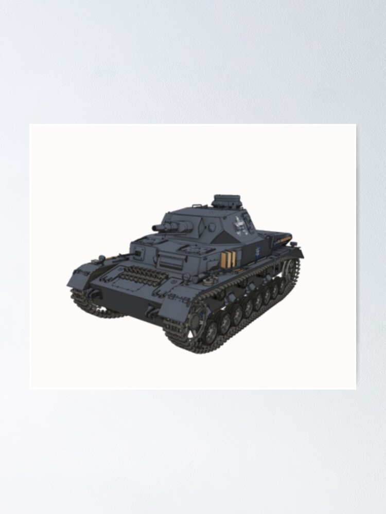 "Panzer IV Girls Und Panzer" Poster for Sale by symbolized | Redbubble