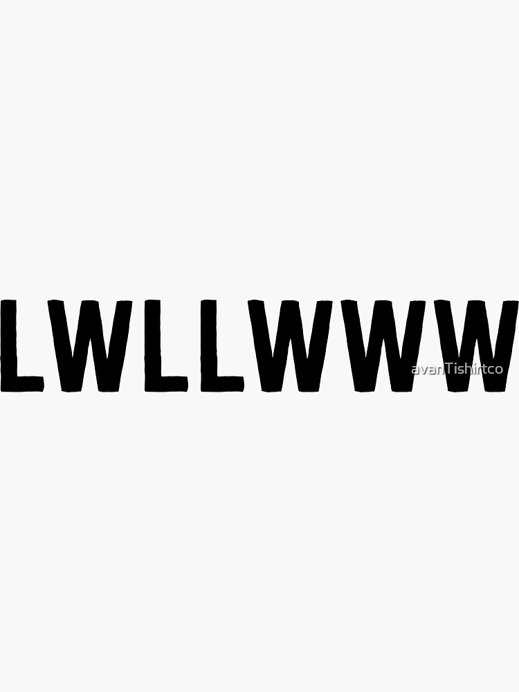 "FLY THE W ::: LWLLWWW Chicago Baseball" Sticker for Sale by ...