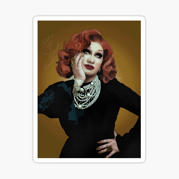 "Jinkx Monsoon" Sticker by Abaker-foster | Redbubble