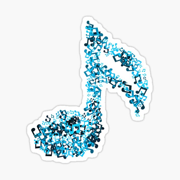 "Dramabite Music notes harmony cute musical gift for musician" Sticker ...