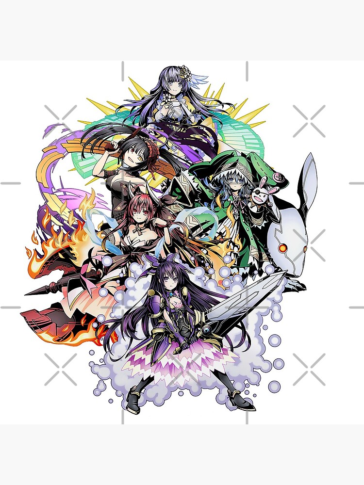 "Date a Live! Character Mashup " Art Print by shizazzi | Redbubble