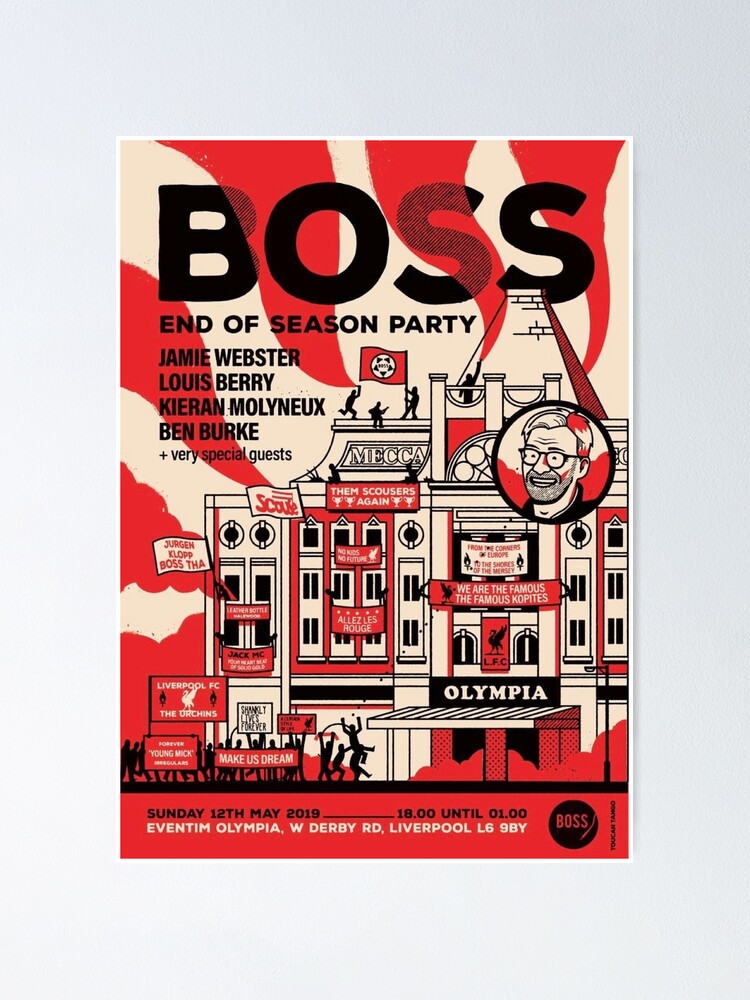 "BOSS Night" Poster by iDontFearYou | Redbubble
