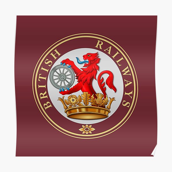"Vintage British Railways Crest " Poster by SignsOfTheTimes | Redbubble