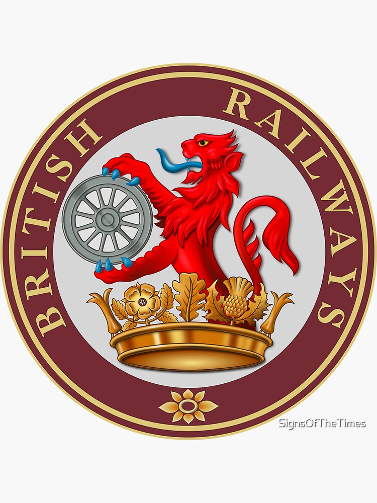 "Vintage British Railways Crest " Sticker for Sale by SignsOfTheTimes ...
