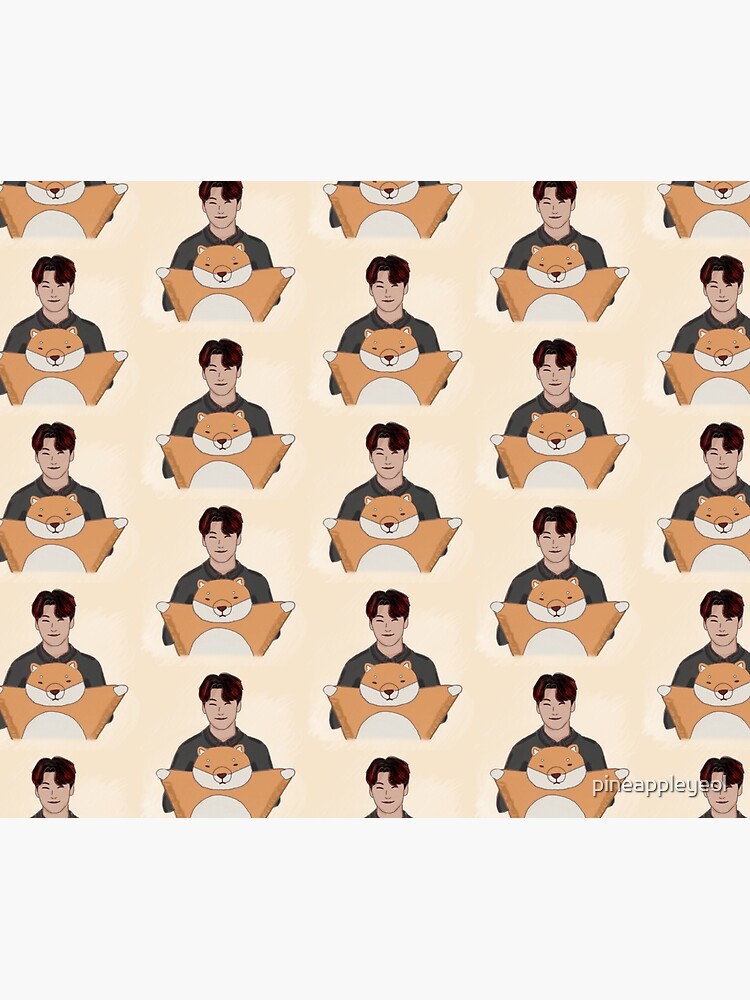 "ATEEZ San and Shiber" Throw Blanket for Sale by pineappleyeol | Redbubble