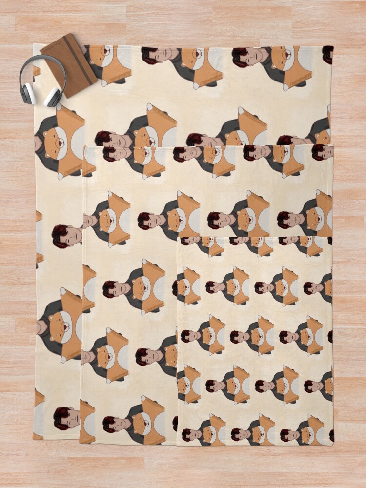 "ATEEZ San and Shiber" Throw Blanket for Sale by pineappleyeol | Redbubble