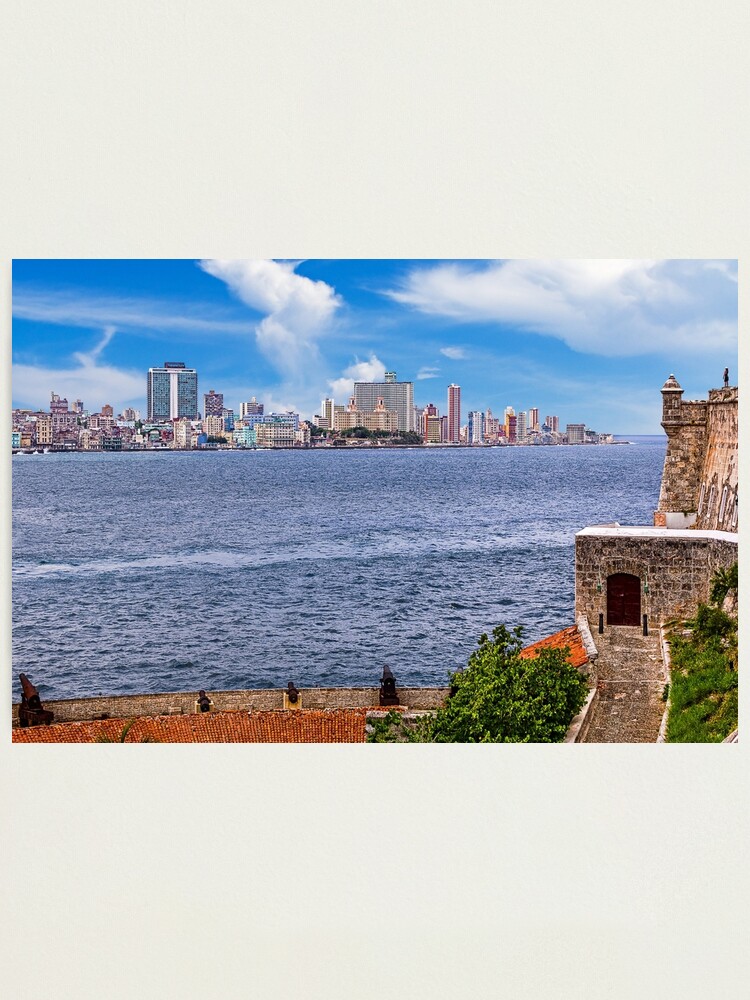 Lámina fotográfica «La Habana desde el Castillo de los Tres Santos ...