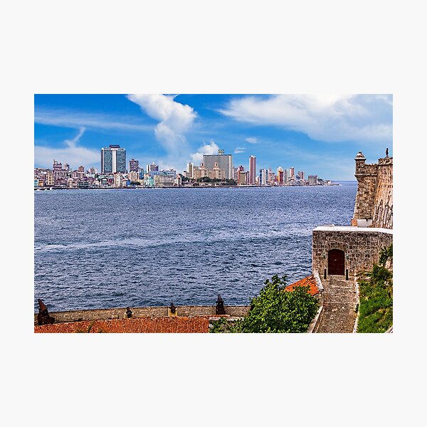 Lámina fotográfica «La Habana desde el Castillo de los Tres Santos ...
