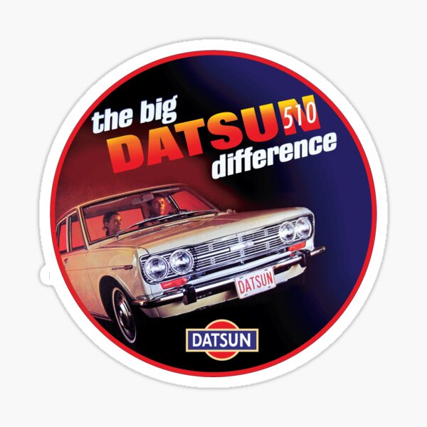 "Datsun 510" Sticker for Sale by Centuryvault | Redbubble