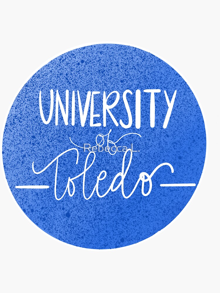 "University of Toledo" Sticker for Sale by Toledo99 | Redbubble