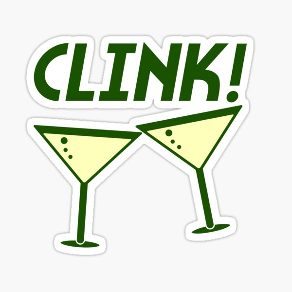 Clink Sticker By Kryten4k Redbubble