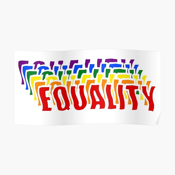 "Equality LGBT pride" Poster by jamden37 | Redbubble