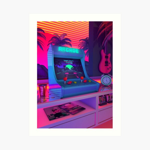 80s Arcade Art Prints | Redbubble
