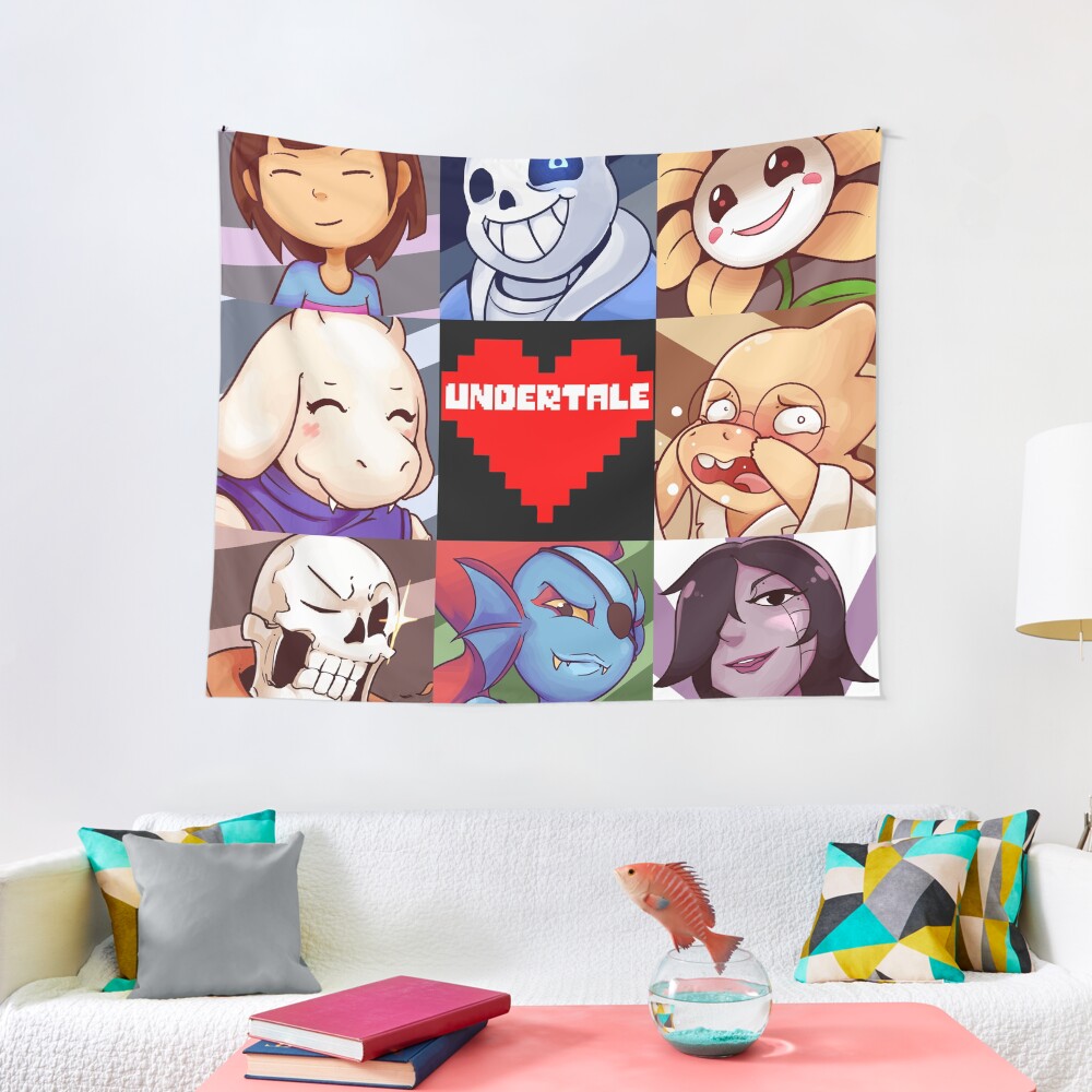 "Undertale" Tapestry for Sale by stosmenes | Redbubble