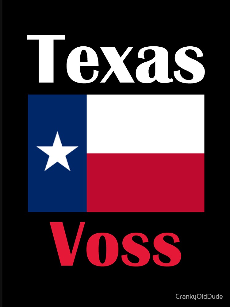 "Voss TX" T-shirt for Sale by CrankyOldDude | Redbubble | city t-shirts ...