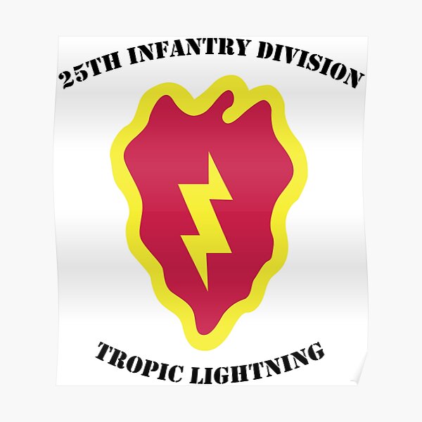 25th Infantry Division Tropic Lightning Posters | Redbubble
