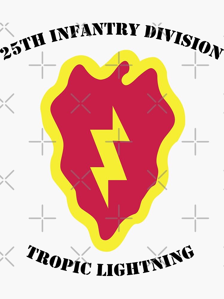 "Tropic Lightning" Sticker for Sale by CM-PD | Redbubble