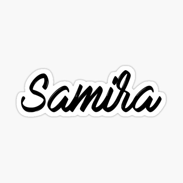 "Samira" Sticker for Sale by Shalomjoy | Redbubble