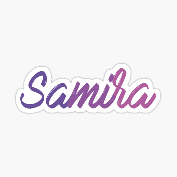 Pegatina «Samira» de Shalomjoy | Redbubble