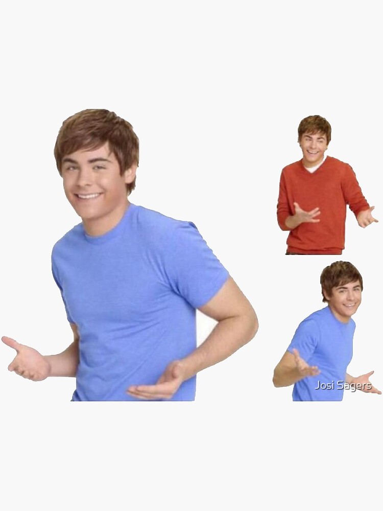 "Zac Attack Meme Pack" Sticker for Sale by Scullers98 | Redbubble