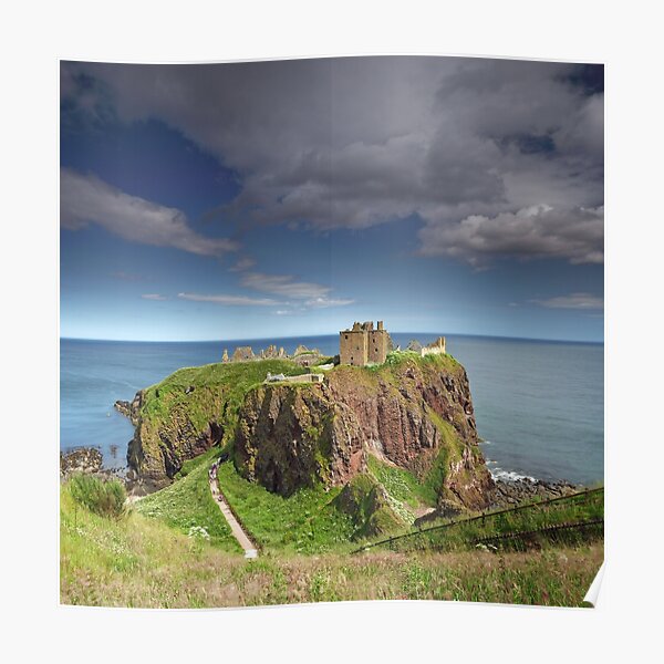 "Dunnottar Castle" Poster for Sale by bogha-frois | Redbubble
