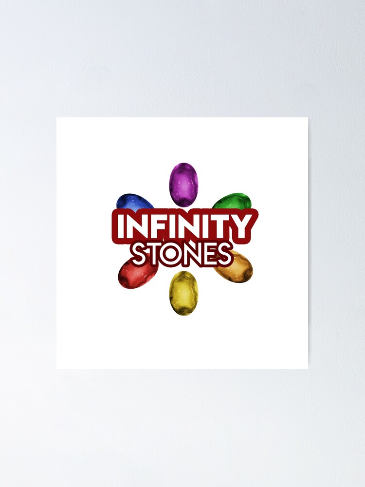 "Infinity Stones" Poster for Sale by rsadovnik | Redbubble