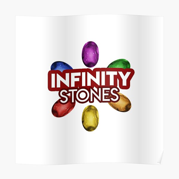 "Infinity Stones" Poster for Sale by rsadovnik | Redbubble