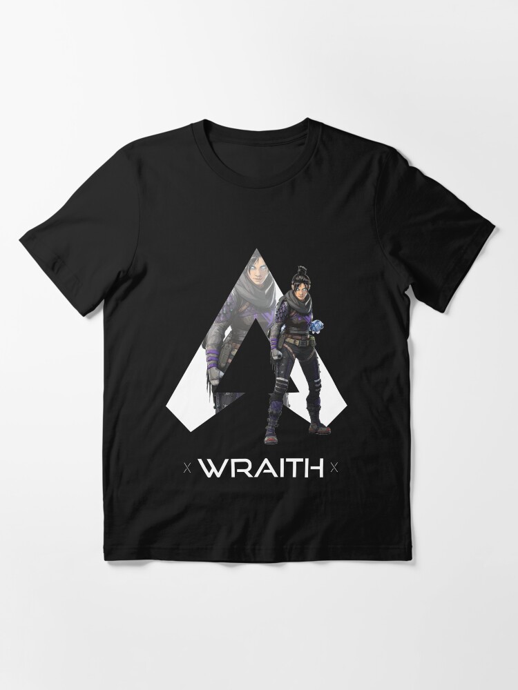 "tshirt clothing man black APEX LEGEND battle royal WRAITH" T-shirt for ...