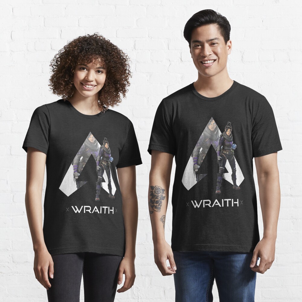 "tshirt clothing man black APEX LEGEND battle royal WRAITH" T-shirt for ...