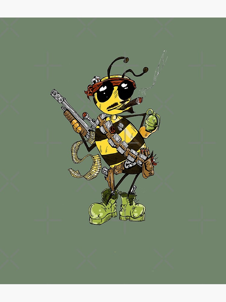 "Bee Bad" Poster by Sketchfiles | Redbubble