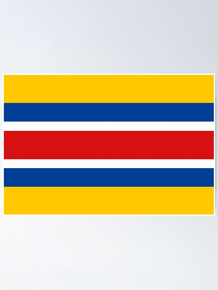 "Mengjiang Flag" Poster by mrtej | Redbubble