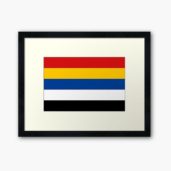 "Chinese Beiyang Flag" Framed Art Print for Sale by mrtej | Redbubble
