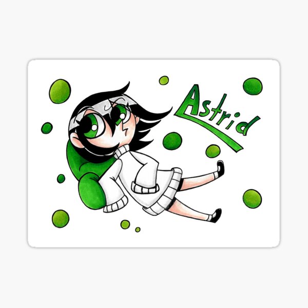 "Astrid" Sticker for Sale by Jeny-Nayeli | Redbubble