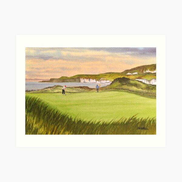 "Royal Portrush Golf Course 5th Hole" Art Print by billholkham | Redbubble