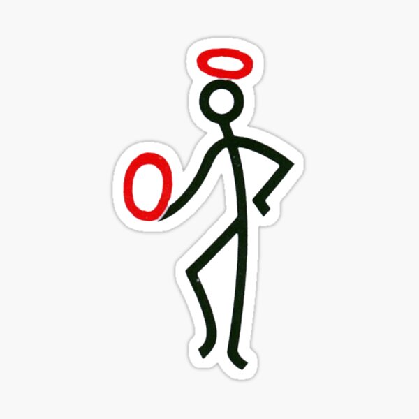 "The Saints Saint" Sticker for Sale by DJWilliamsArt | Redbubble