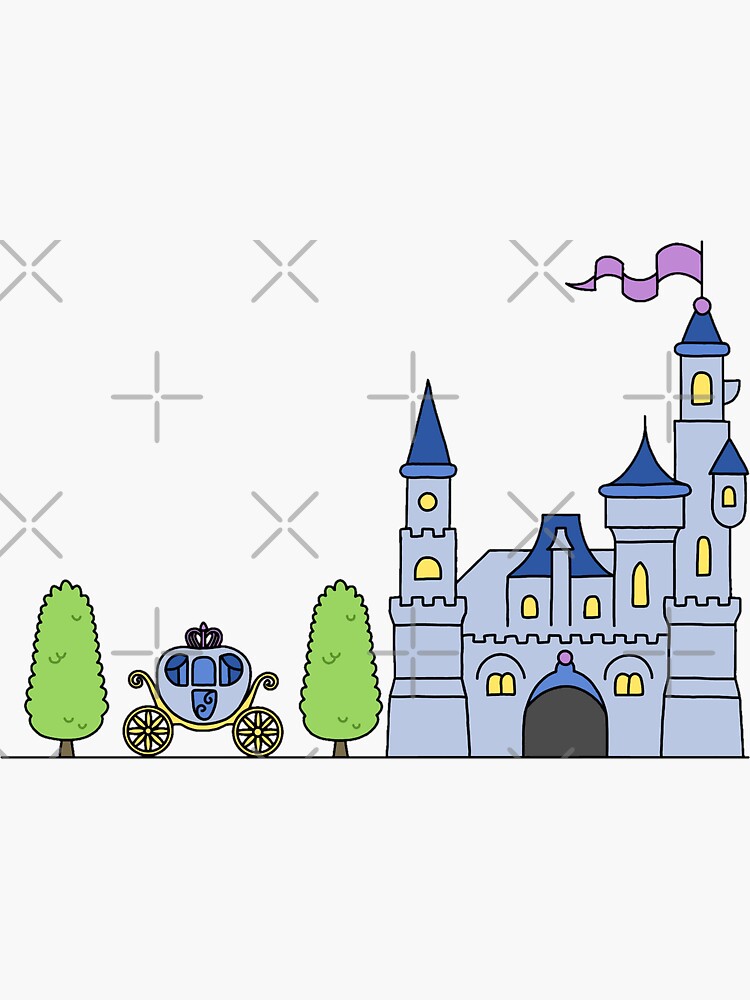 "Small World - Princess Land" Sticker for Sale by tristahx | Redbubble