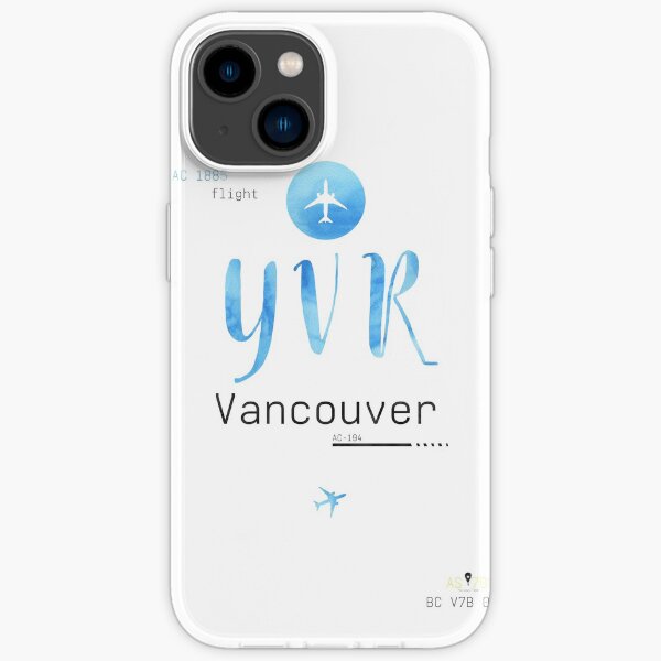 "YVR VANCOUVER AIRPORT CODE S" iPhone Case for Sale by Pranatheory ...