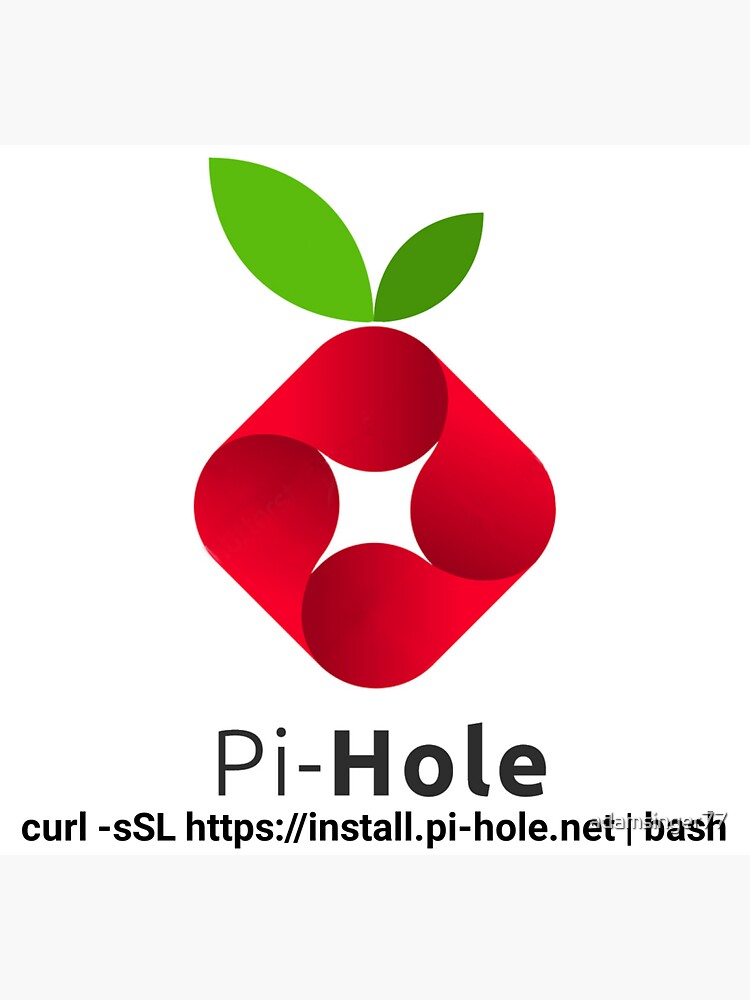 "Pi-hole" Sticker by adamsinger77 | Redbubble
