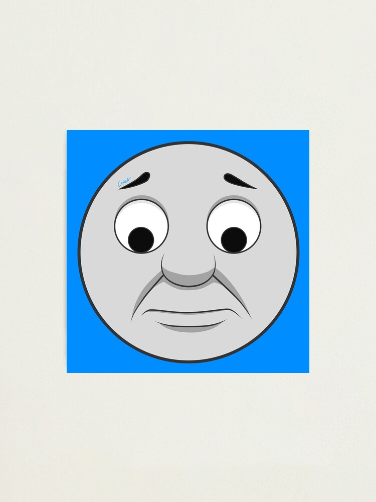 "Thomas (sad face)" Photographic Print by corzamoon | Redbubble