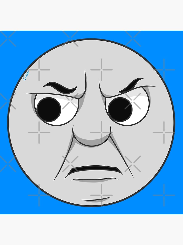"Thomas (grumpy face)" Poster by corzamoon | Redbubble