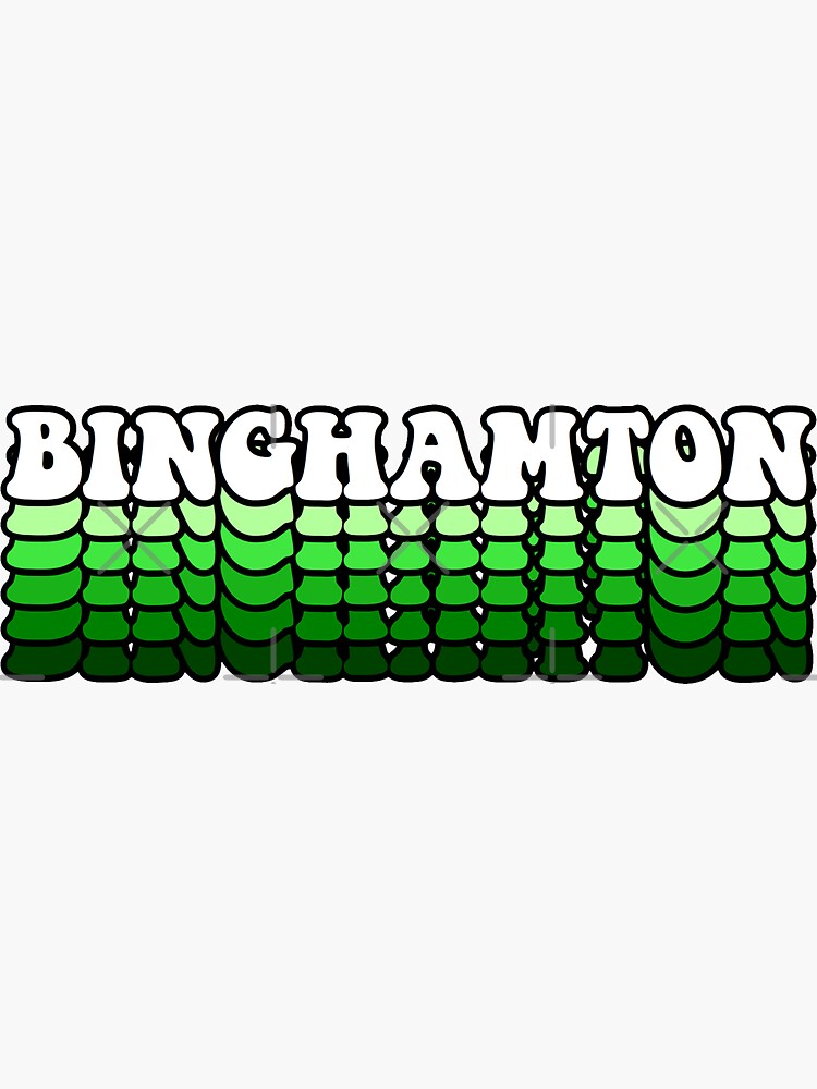 "Binghamton University Bearcats" Sticker for Sale by Leilasayan | Redbubble