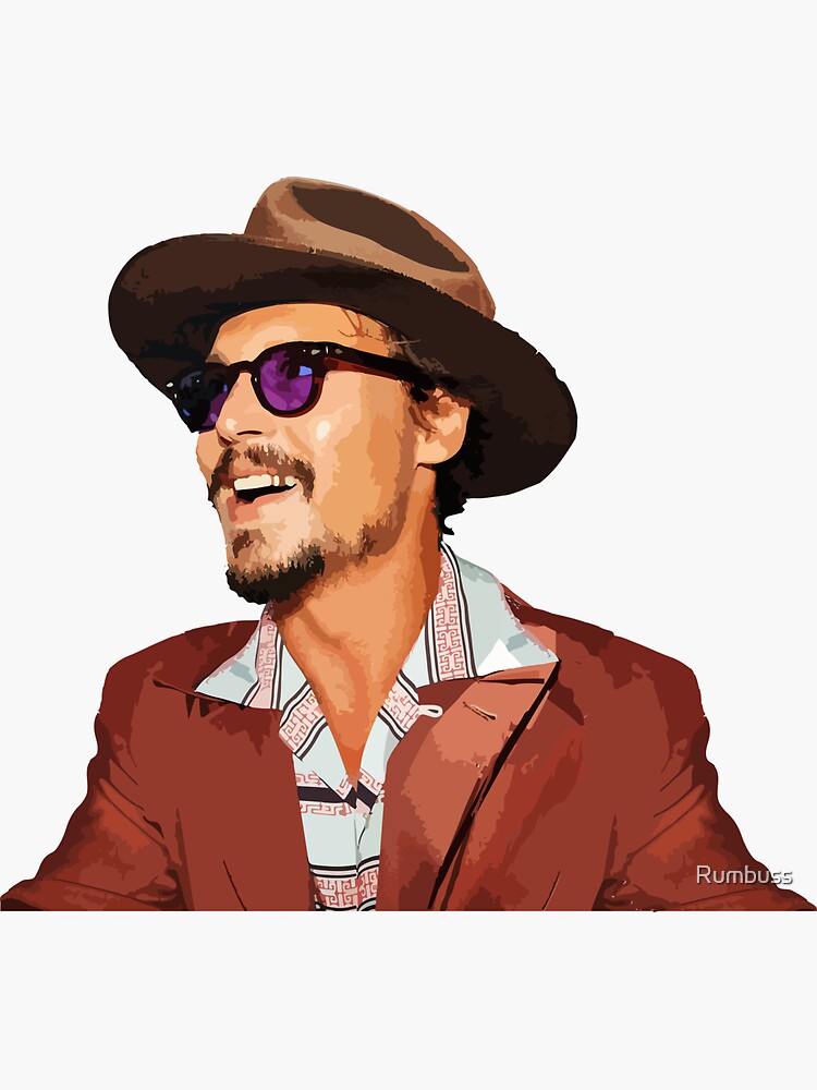 "Johnny Depp" Sticker by Rumbuss | Redbubble