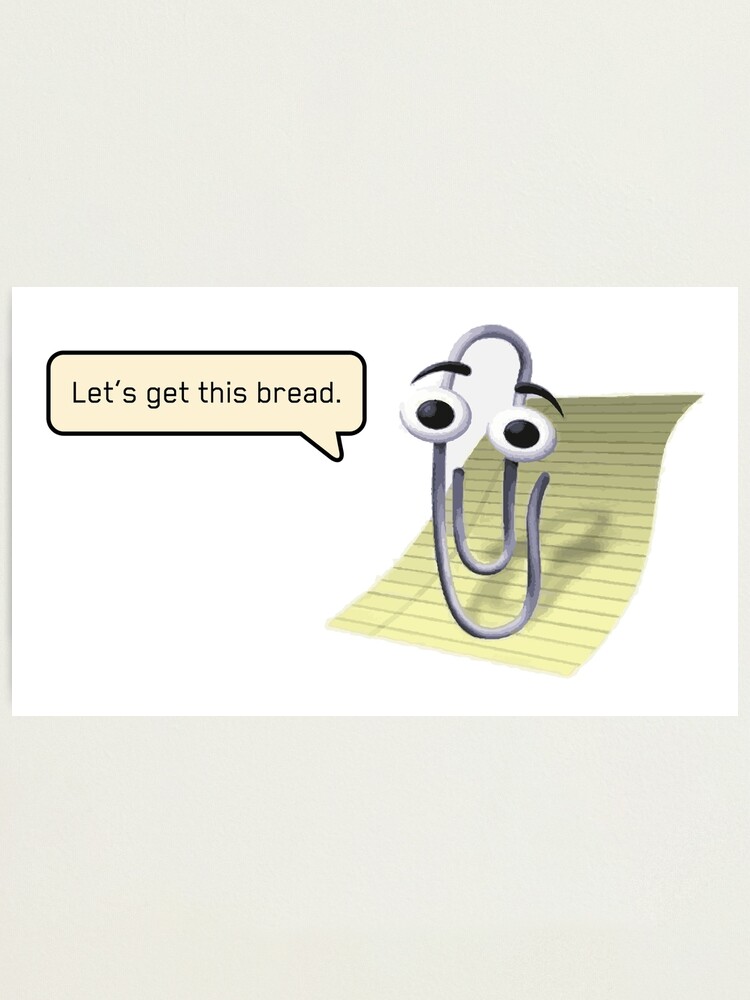 "Paperclip Meme" Photographic Print for Sale by gemma500 | Redbubble