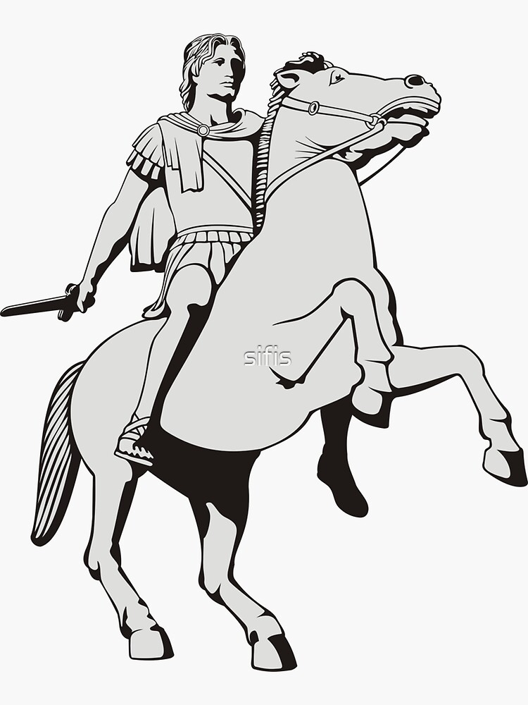 "Alexander the Great" Sticker for Sale by sifis | Redbubble