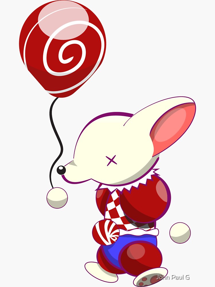 "Cute Circus Fox with Balloon" Sticker for Sale by DorianGray90 | Redbubble