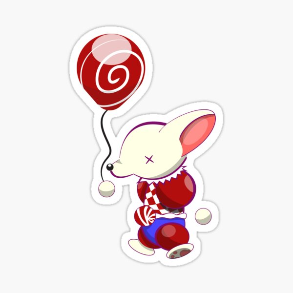 "Cute Circus Fox with Balloon" Sticker for Sale by DorianGray90 | Redbubble
