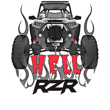 "Hell RZR" Sticker for Sale by grmcclure | Redbubble