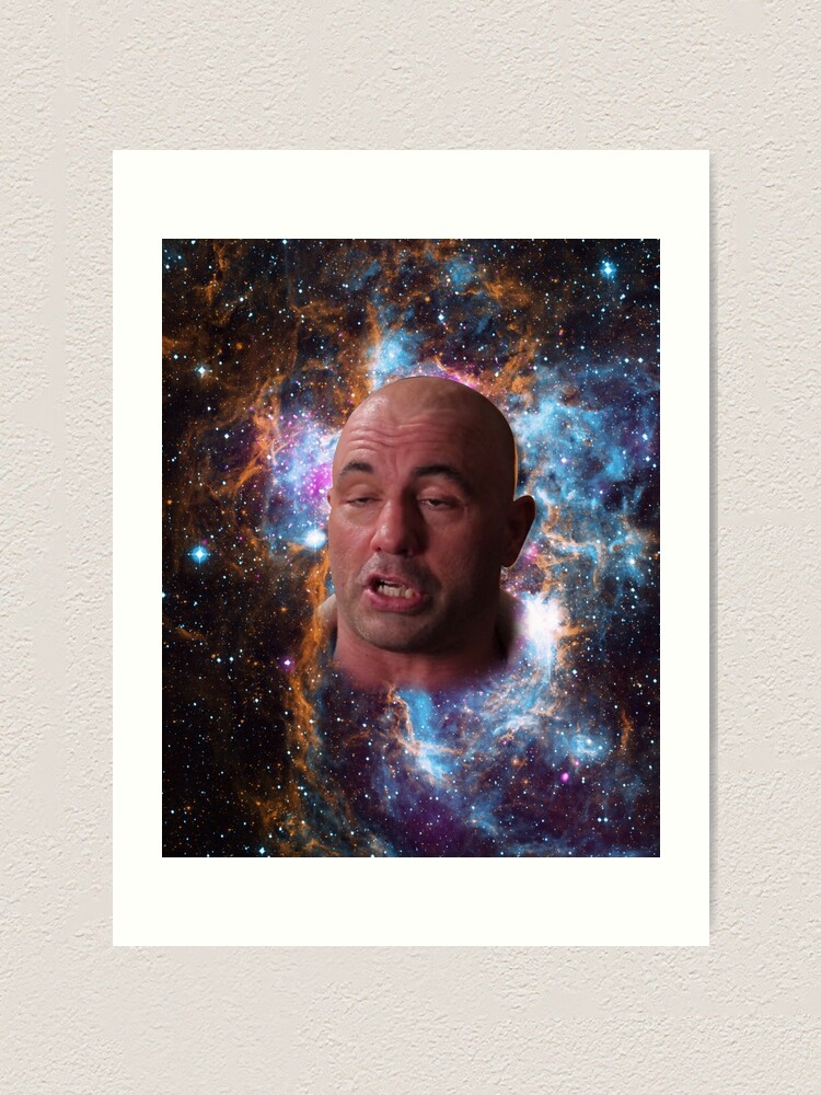 "Joe Rogan Space Mask meme" Art Print by meme-dreamer | Redbubble